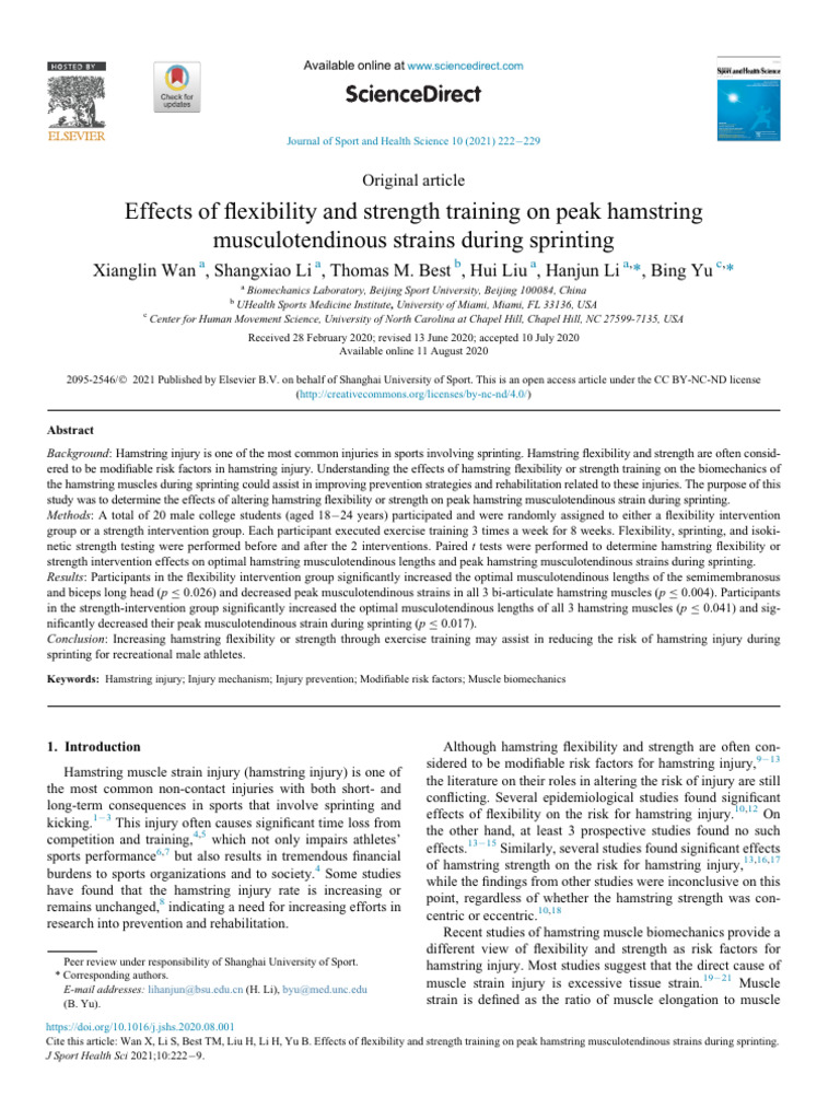 Muscle Strain | PDF | Flexibility (Anatomy) | Skeletal Muscle