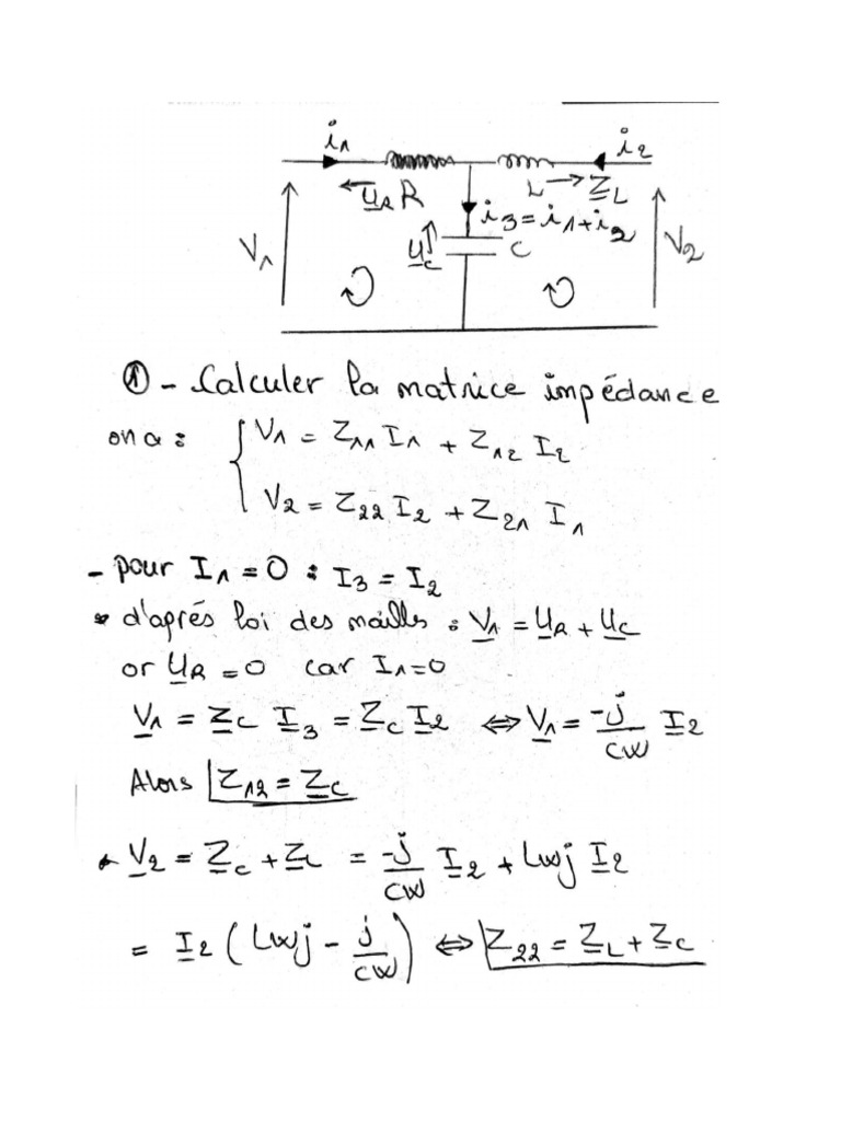 exercices d'application Quadripole | PDF