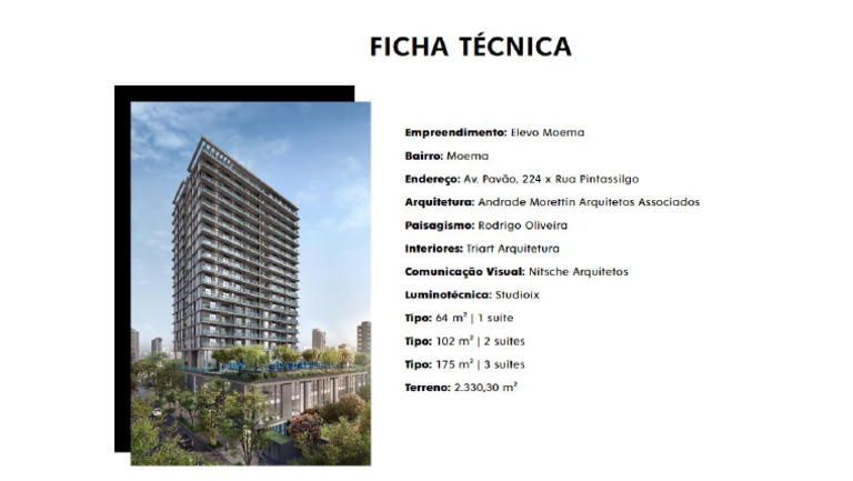 Ficha Técnica - Edifício Elevo | PDF