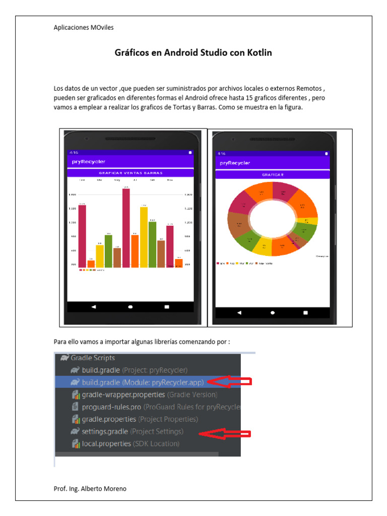 Gráficos en Android Studio Con Kotlin | PDF | Algoritmos y Estructuras de Datos | Software móvil