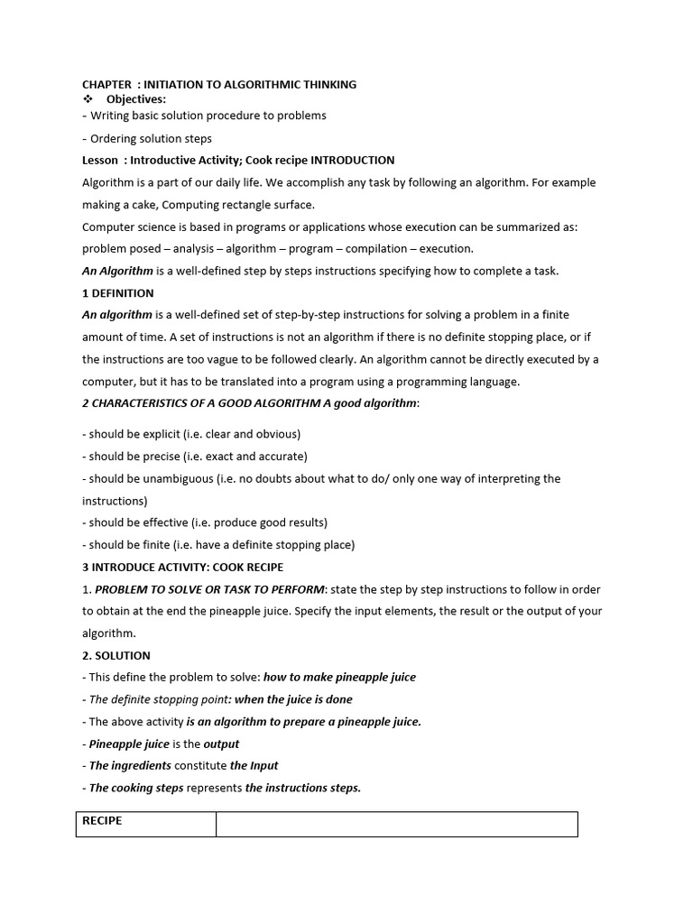 Algorithm | Download Free PDF | Algorithms | Applied Mathematics