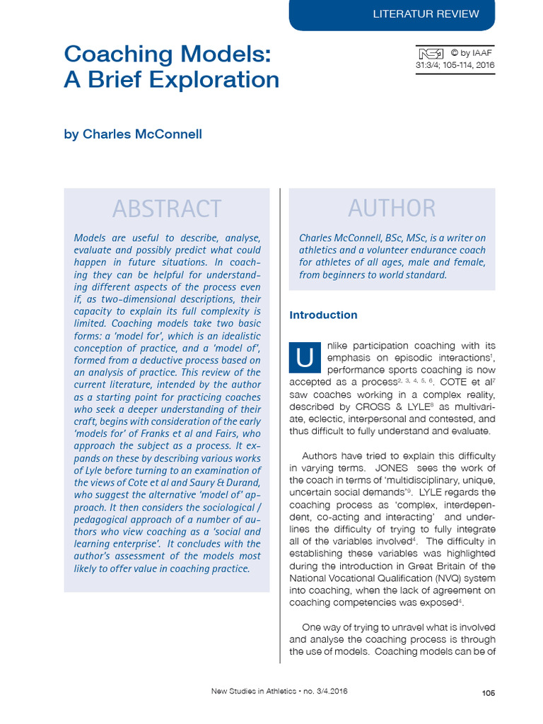 Coaching Models A Brief Exploration | Download Free PDF | Pedagogy ... Coaching Models A Brief Exploration | Download Free PDF | Pedagogy ...