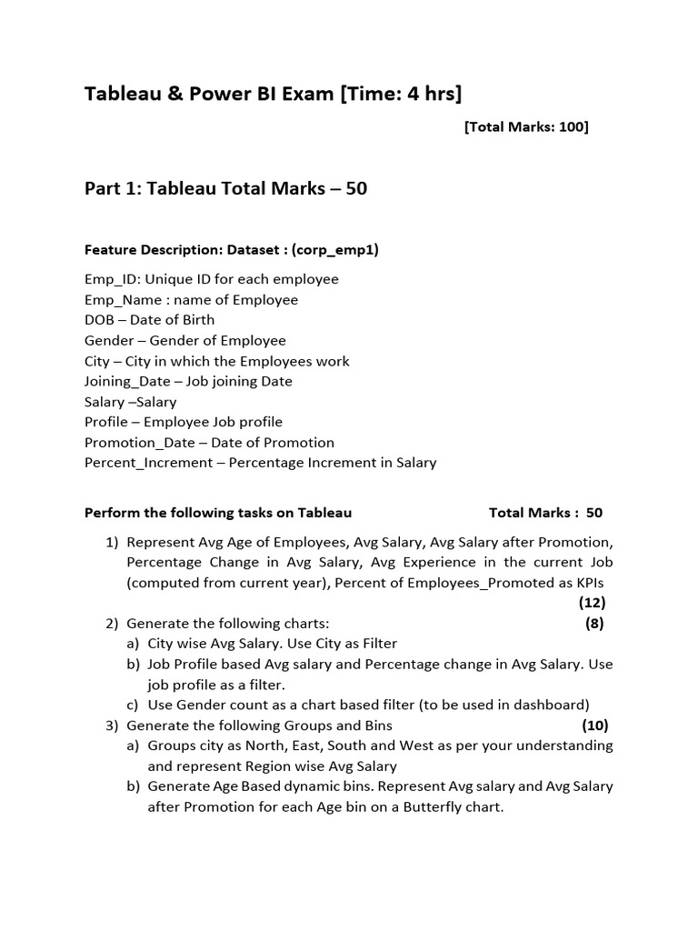 Tableau_Power_BI_Exam_PGA40 | PDF | Data Management | Information ...