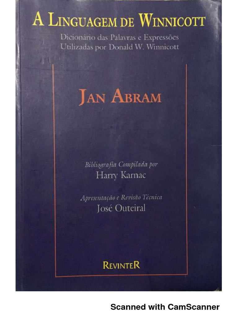 A Linguagem de Winnicott (Jan Abram (Abram, Jan) ) | PDF