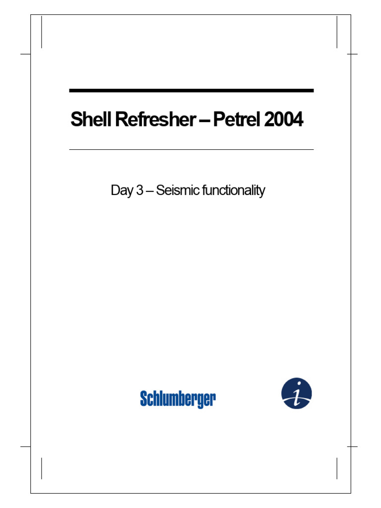 PETREL Shell - Refresher - Day3 | PDF | Computing PETREL Shell - Refresher - Day3 | PDF | Computing