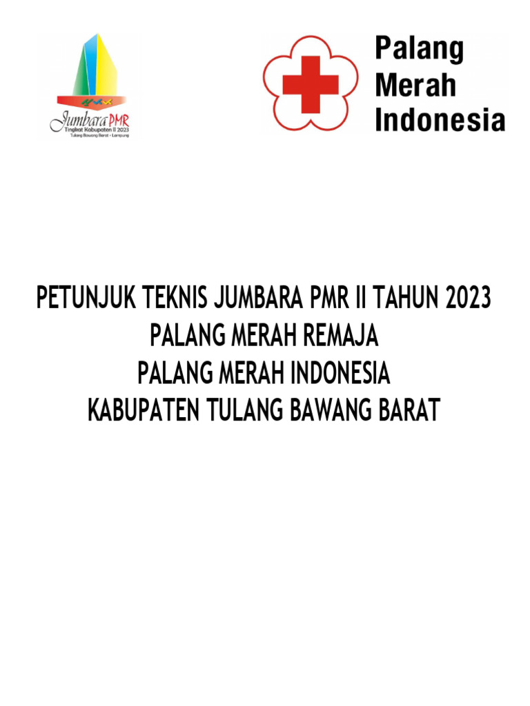 Juknis Jumbara PMR 2 PMI TBB 2023 | PDF