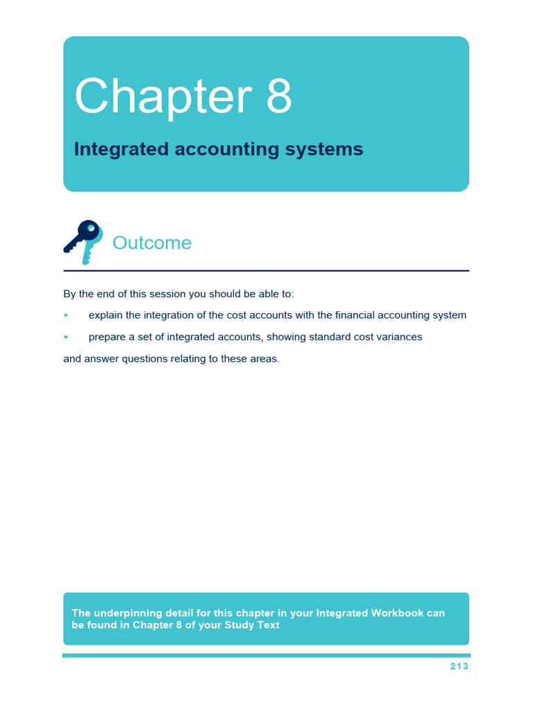 IWB Chapter 8 - Integrated Accounting Systems | PDF | Debits And ...