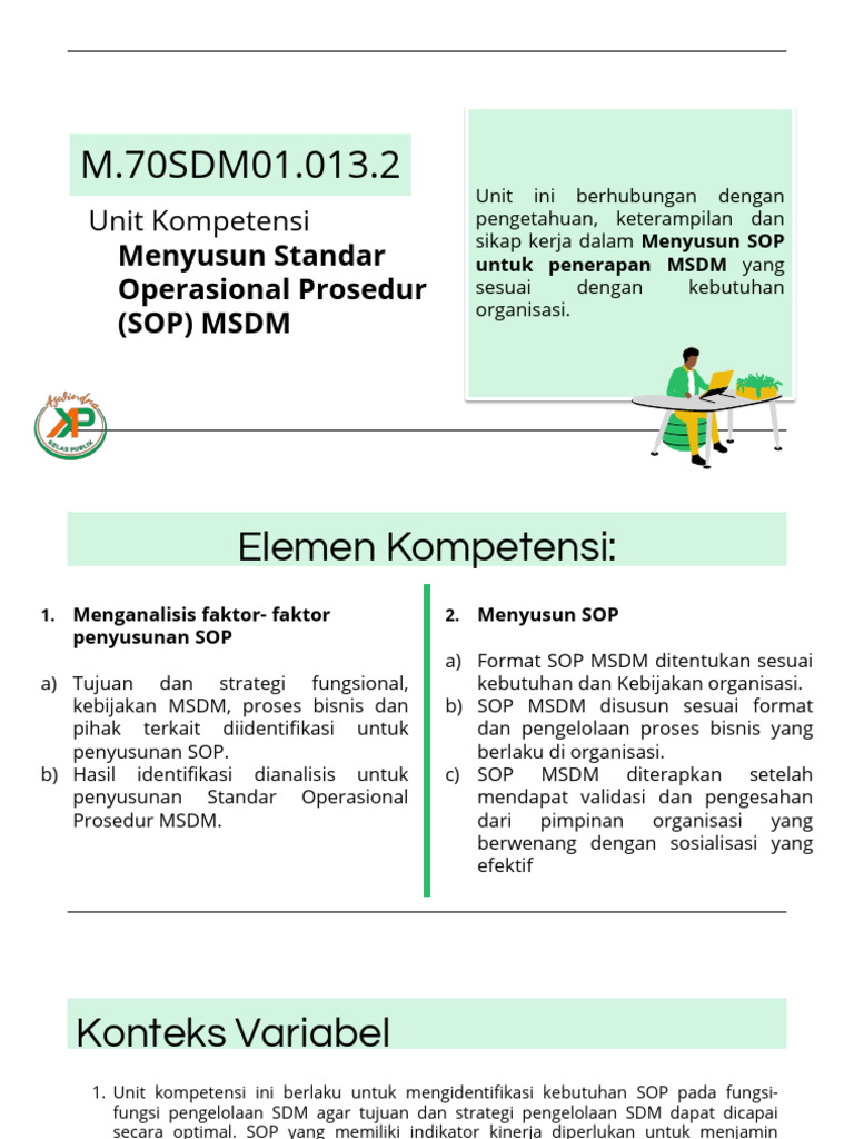 UK 2 Menyusun SOP MSDM - SH | PDF