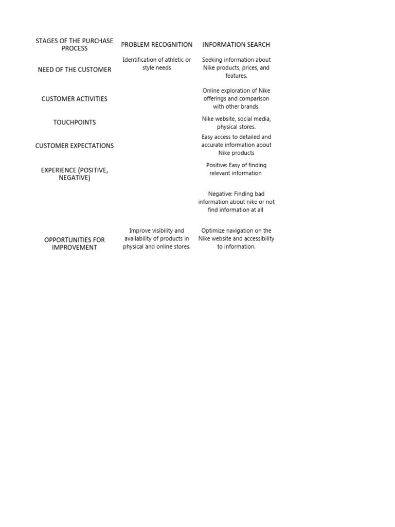 Nike Customer Journey Analysis | PDF | Marketing | Cyberspace
