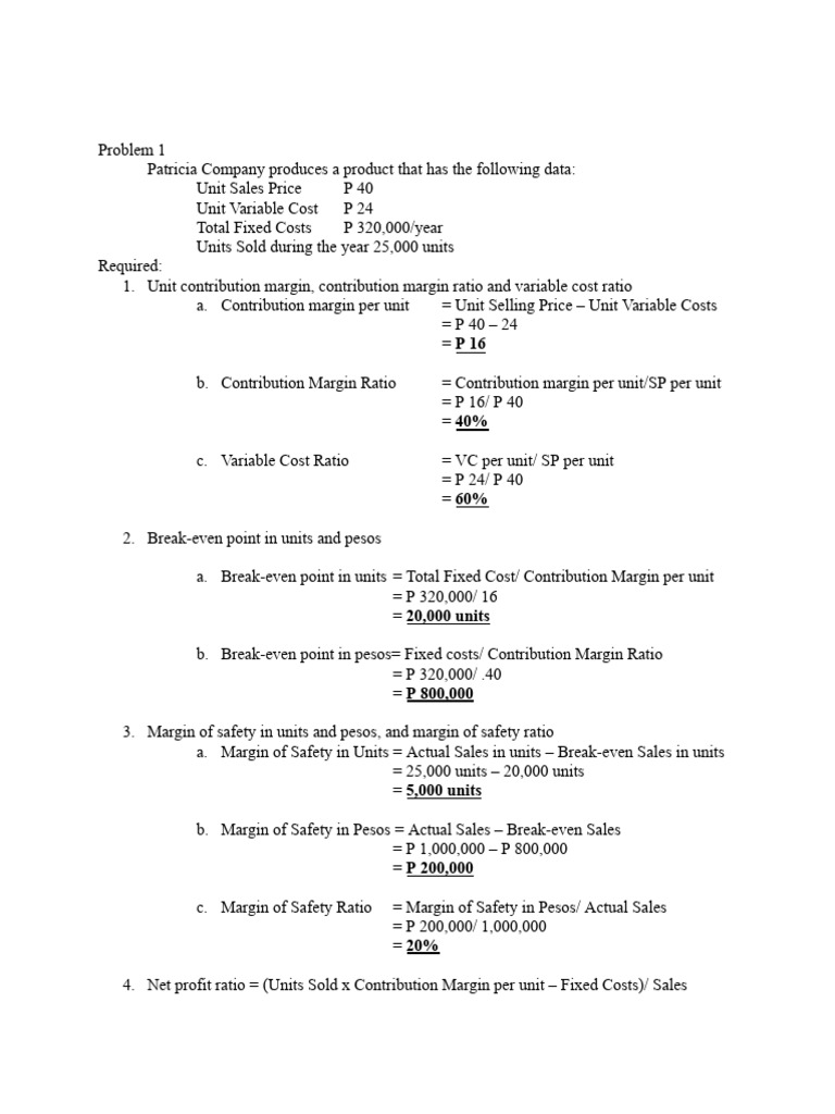 Assignment 2 CVP | PDF | Market (Economics) | Business Economics