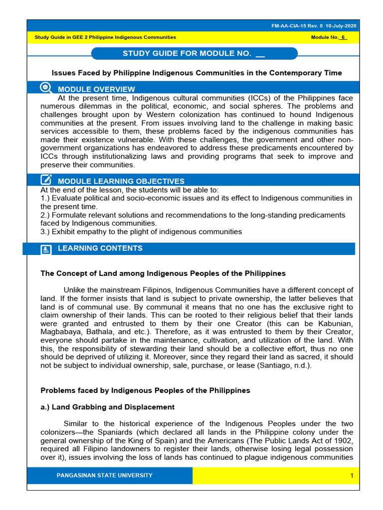 GEE 2 Module 6 | PDF | Agriculture | Philippines