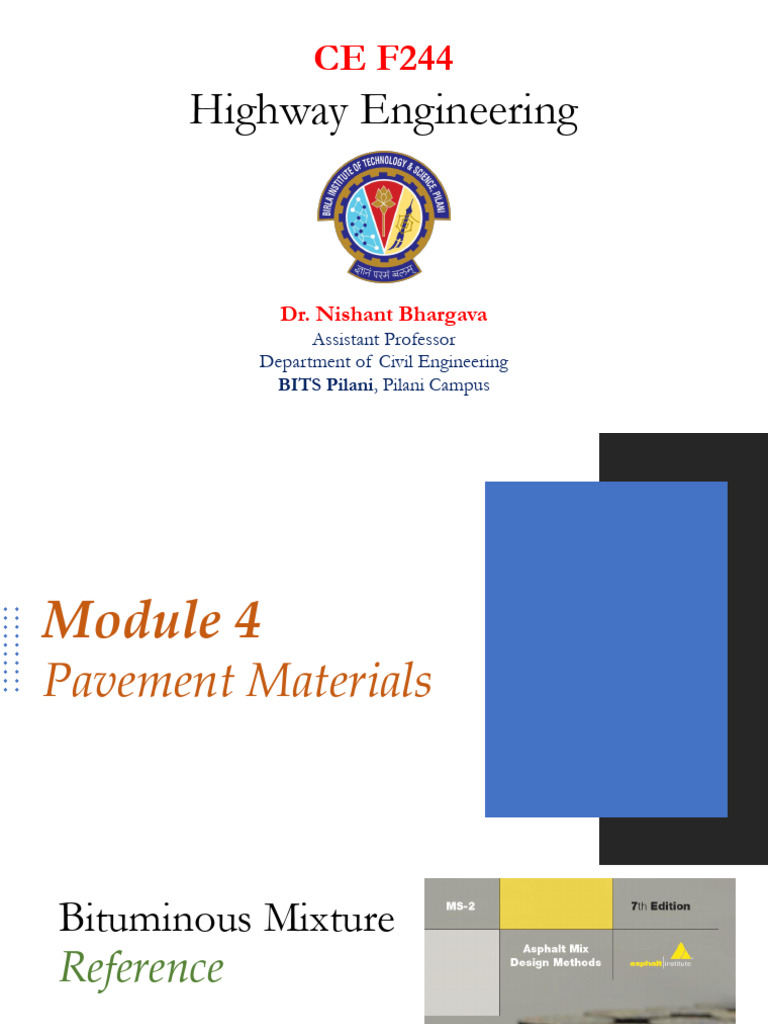 Module 4 Part 2 | Download Free PDF | Road Surface | Materials
