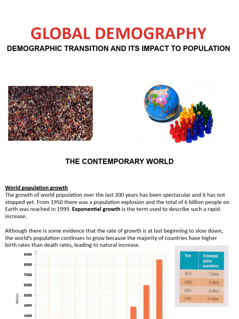 Global Demography | PDF | Demography | Population