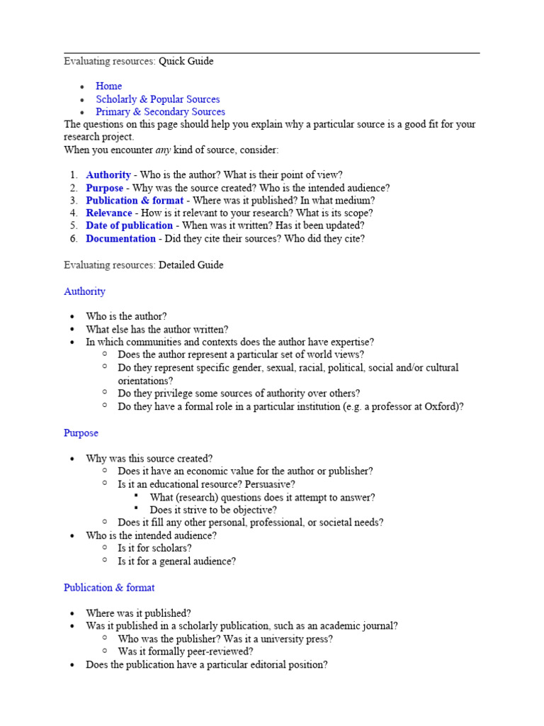 Evaluating Resources Final Pdf Academic Journal Human Communication