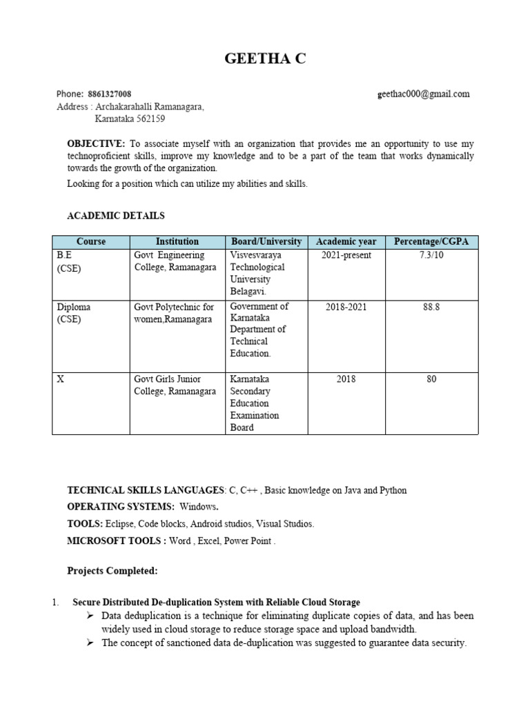 Geetha C | PDF | Computer Architecture | Computing