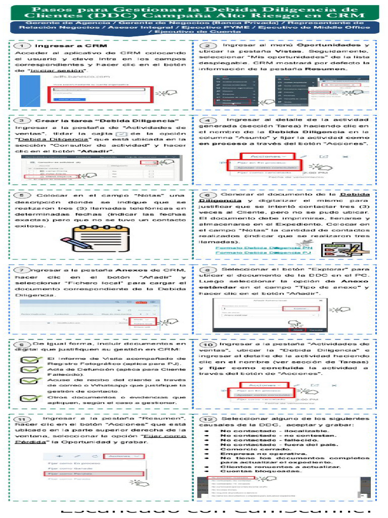 Pasos para gestionar DDC | PDF