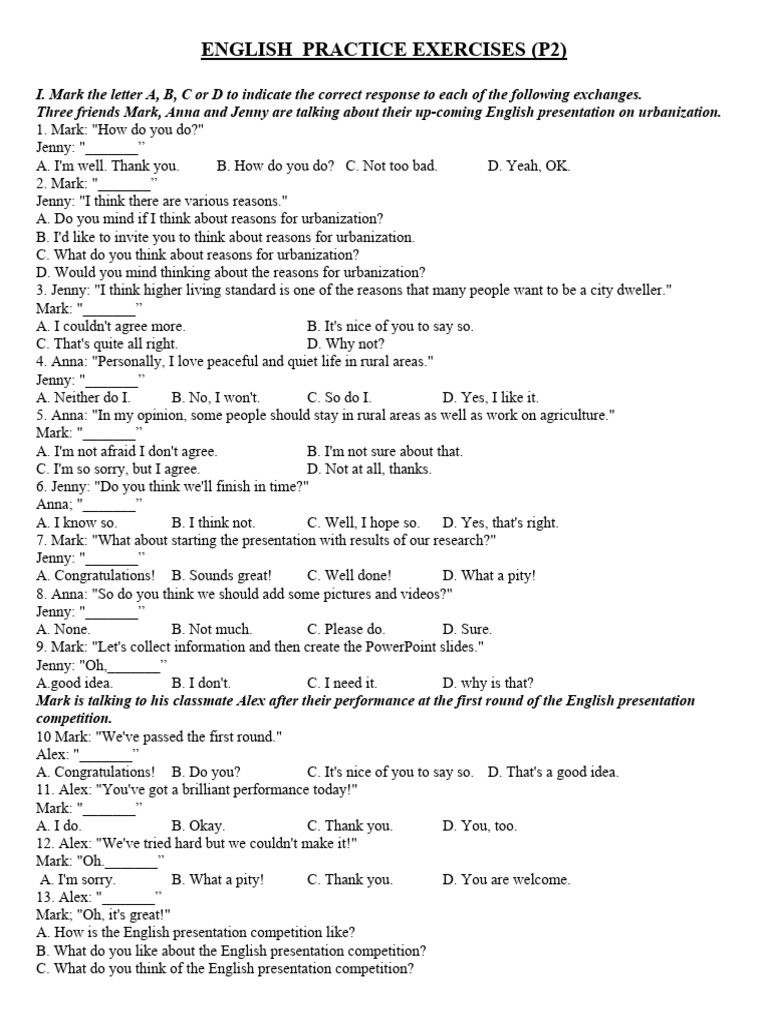 English Practice Exercises - Unit 2 P2 (Ko Key) | PDF | Air Pollution | Economies