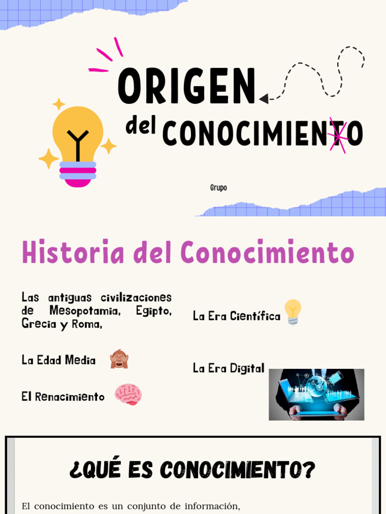 Origen Del Conocimiento Grupo 1 | PDF | Conocimiento | René Descartes