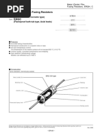 Dynamic Braking Resistor Specifications | PDF | Resistor | Electrical ...