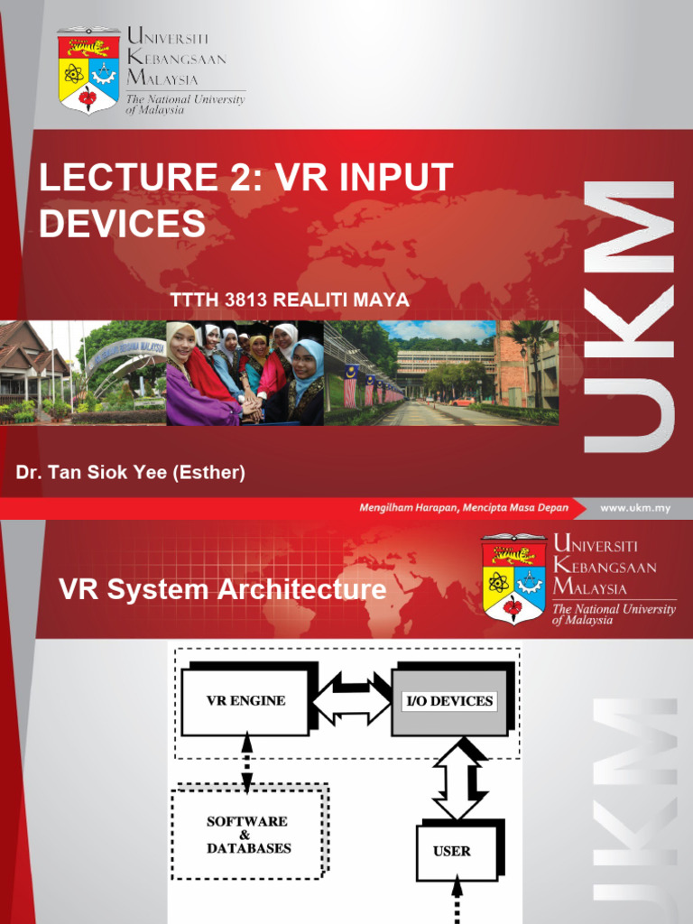 Lecture 2 - VR Input Devices | PDF | Virtual Reality
