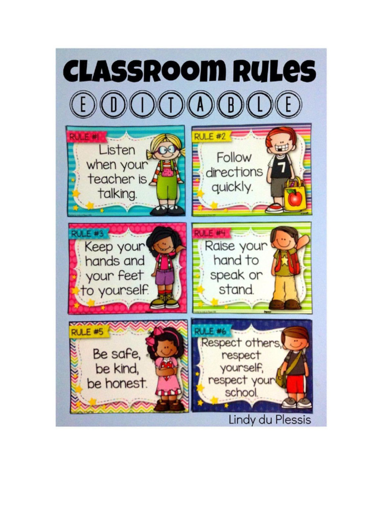 Classroom Rules 2019 | PDF