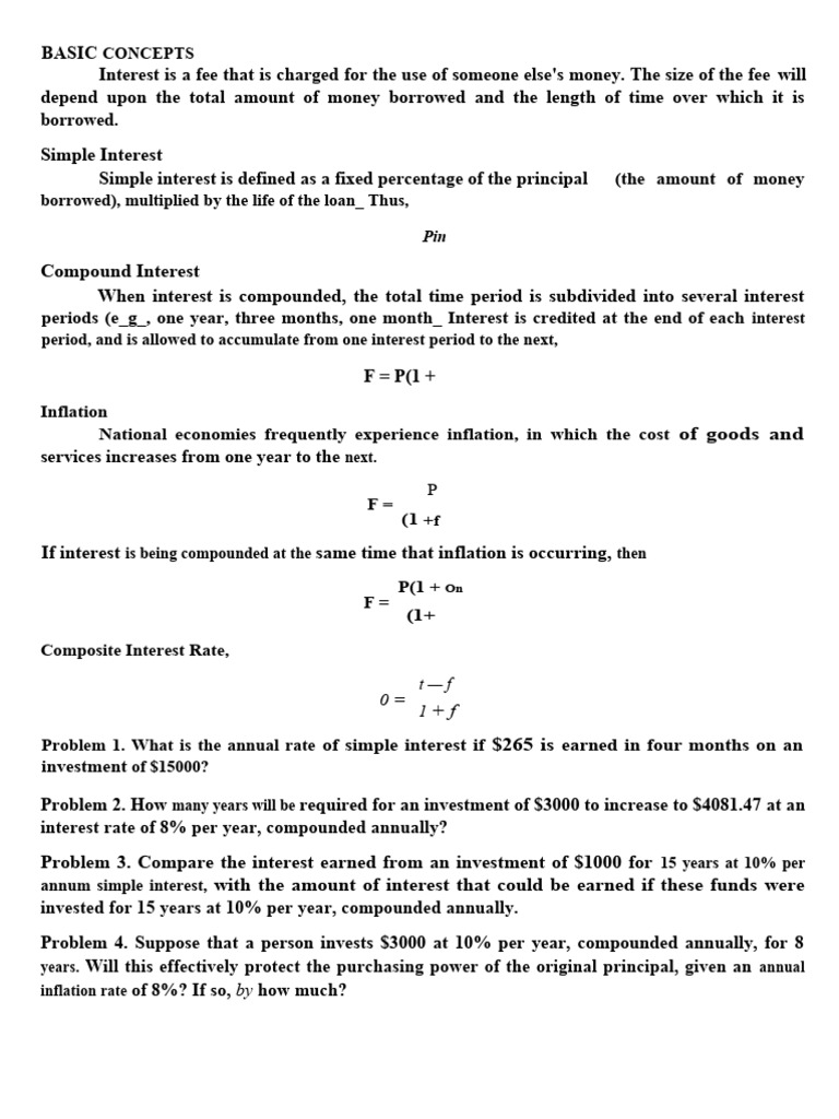 Engg Econ | PDF | Interest | Depreciation