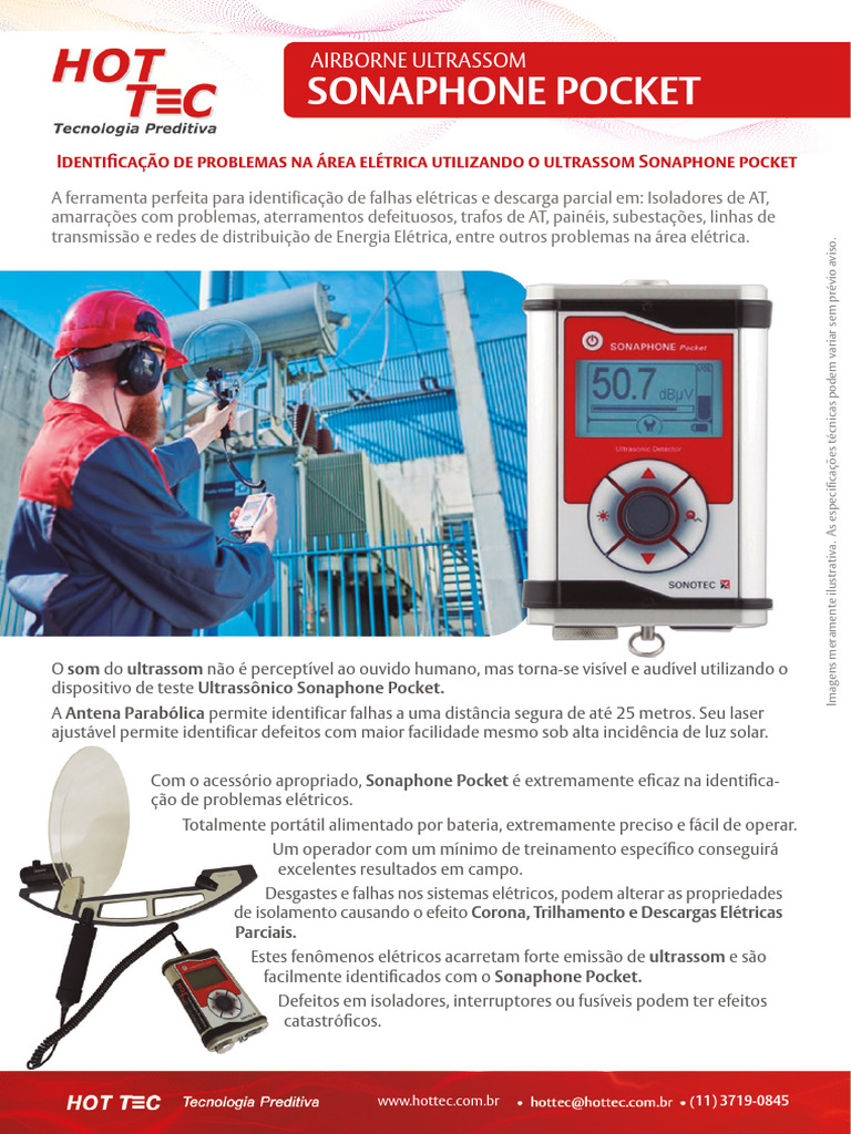 Catalogo Sonaphone POCKET Elétrica HOTTEC V2 | PDF | Ultrassom ...