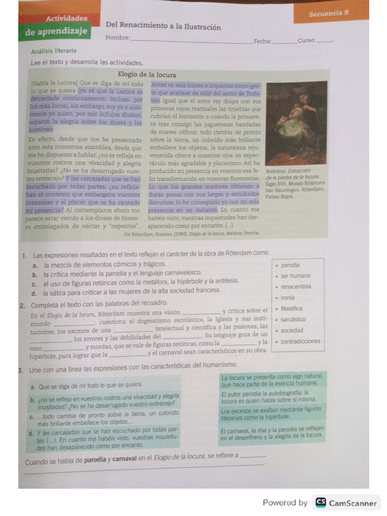 Taller 2 Del Renacimiento | PDF