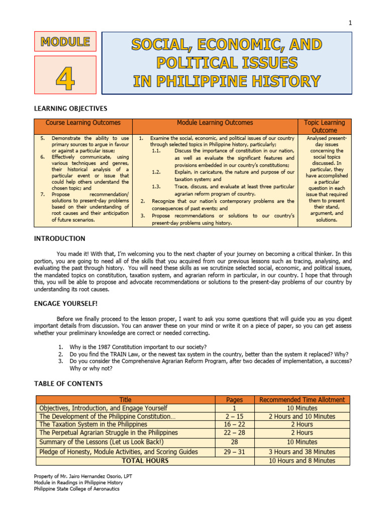 Philippine History: Constitution & Reform Insights | PDF | Philippines ...