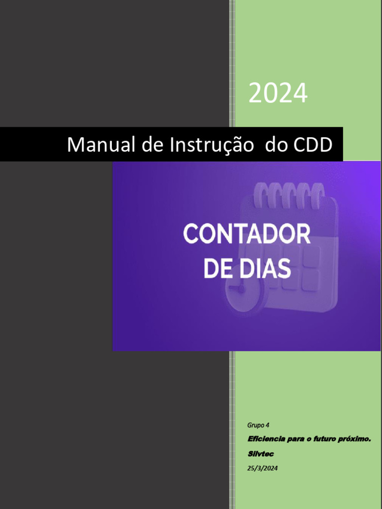 Manual de Instrução Do CDD | PDF