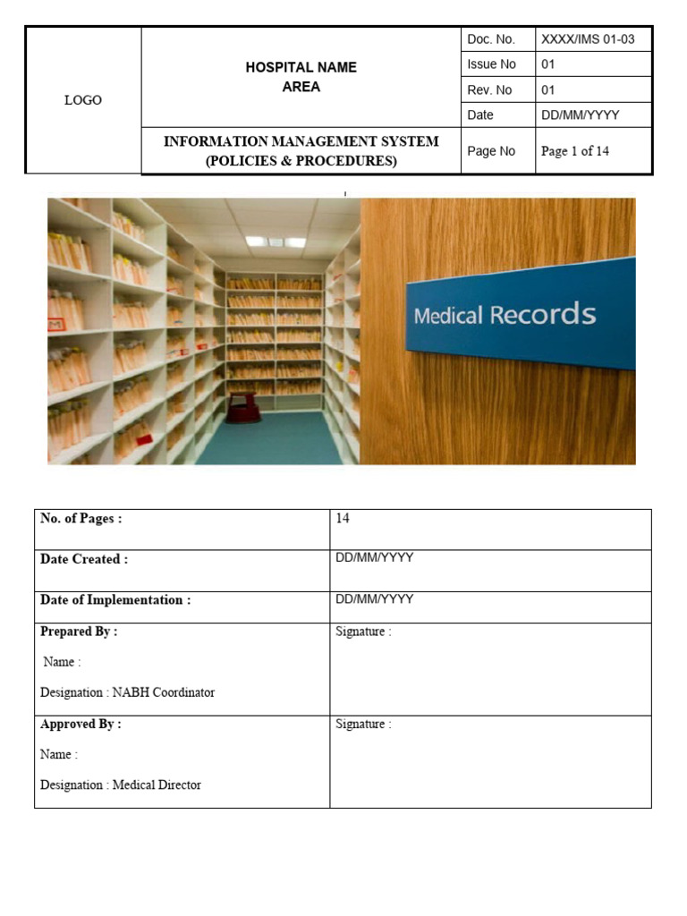 Medical Records Management Policies | PDF | Medical Diagnosis | Patient
