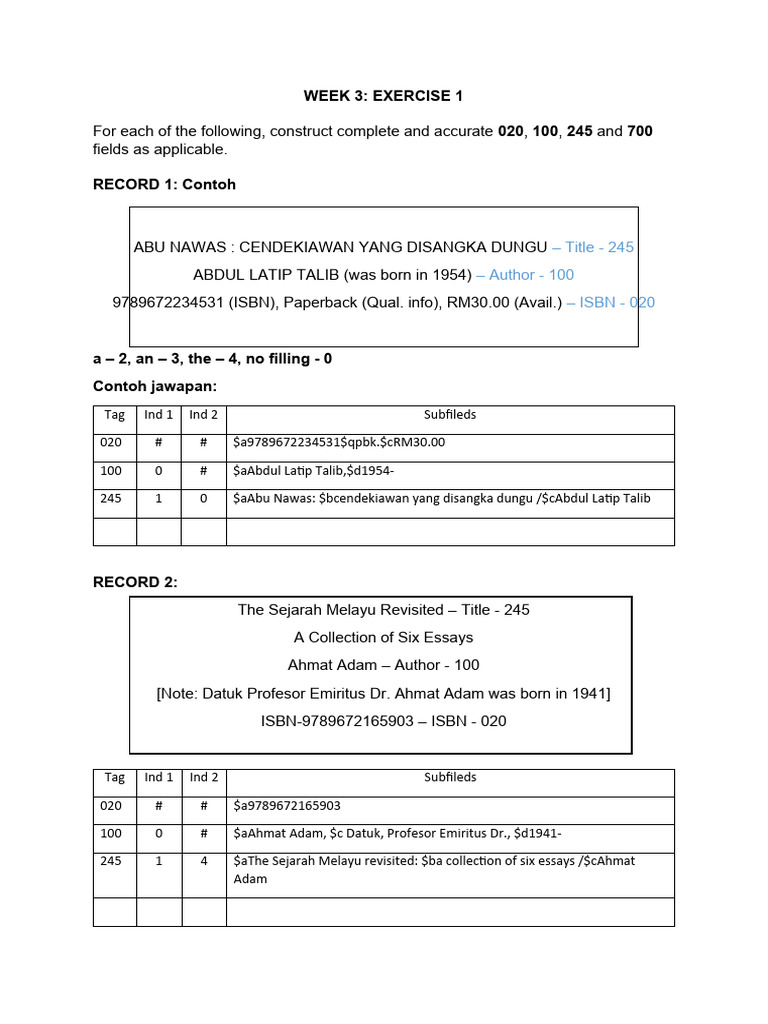 Week 3 Exercise 1 Iml655 Autorecovered Pdf Book Publishing Publishing 