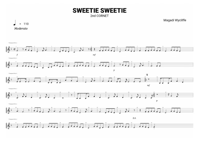 Sweetie Sweetie 2nd Cornet 20220705 220949 | PDF