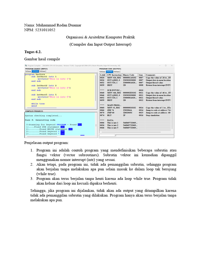 OAK Compiler | PDF | Metode & Bahan Ajar | Komputer