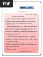 Réalisons Des Projets 5ème Présentation Du Module 7 | PDF