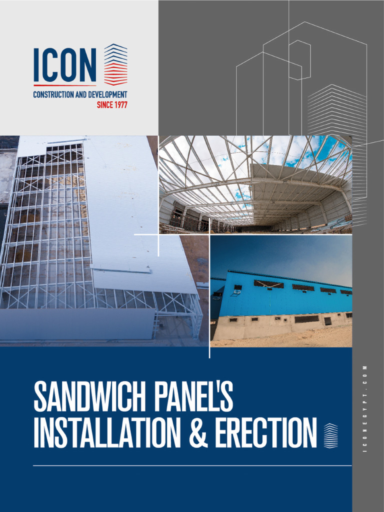 06 Sandwitch Panels Installation Erection | PDF | Pallet | Cargo