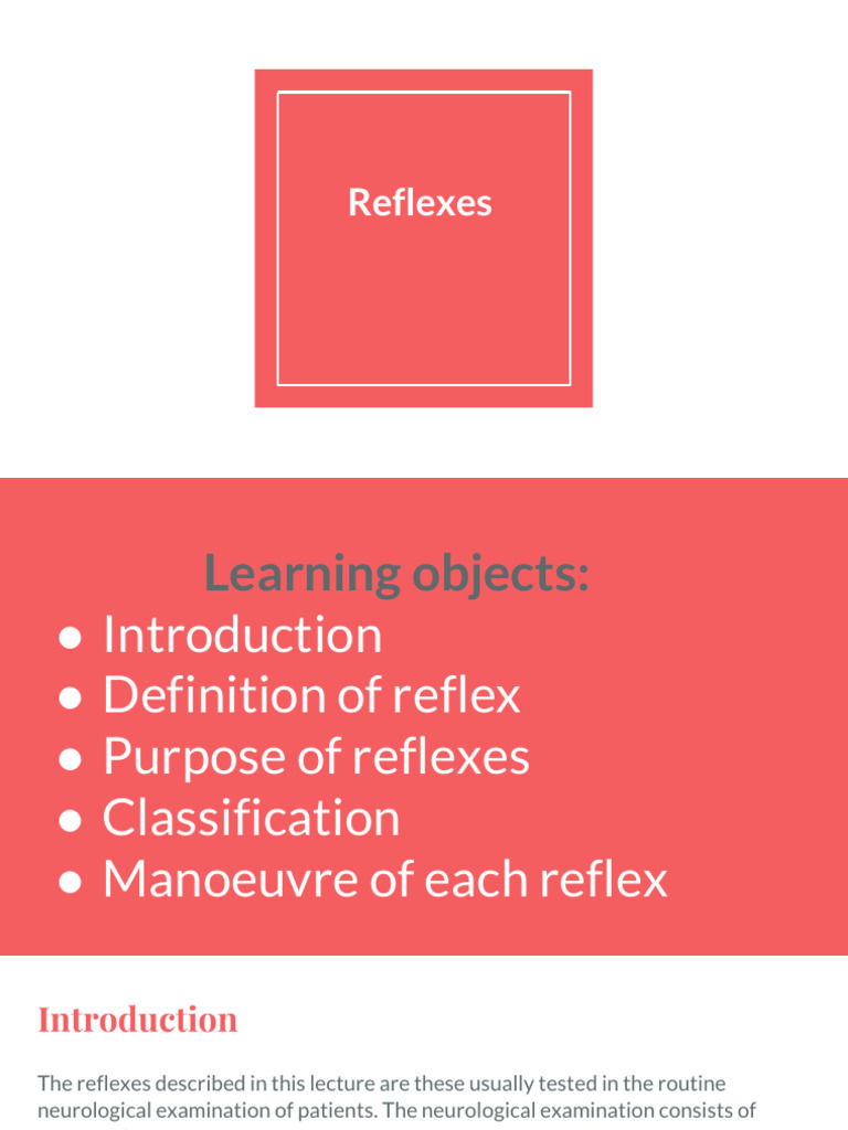 Reflexes | Download Free PDF | Anatomical Terms Of Motion | Foot