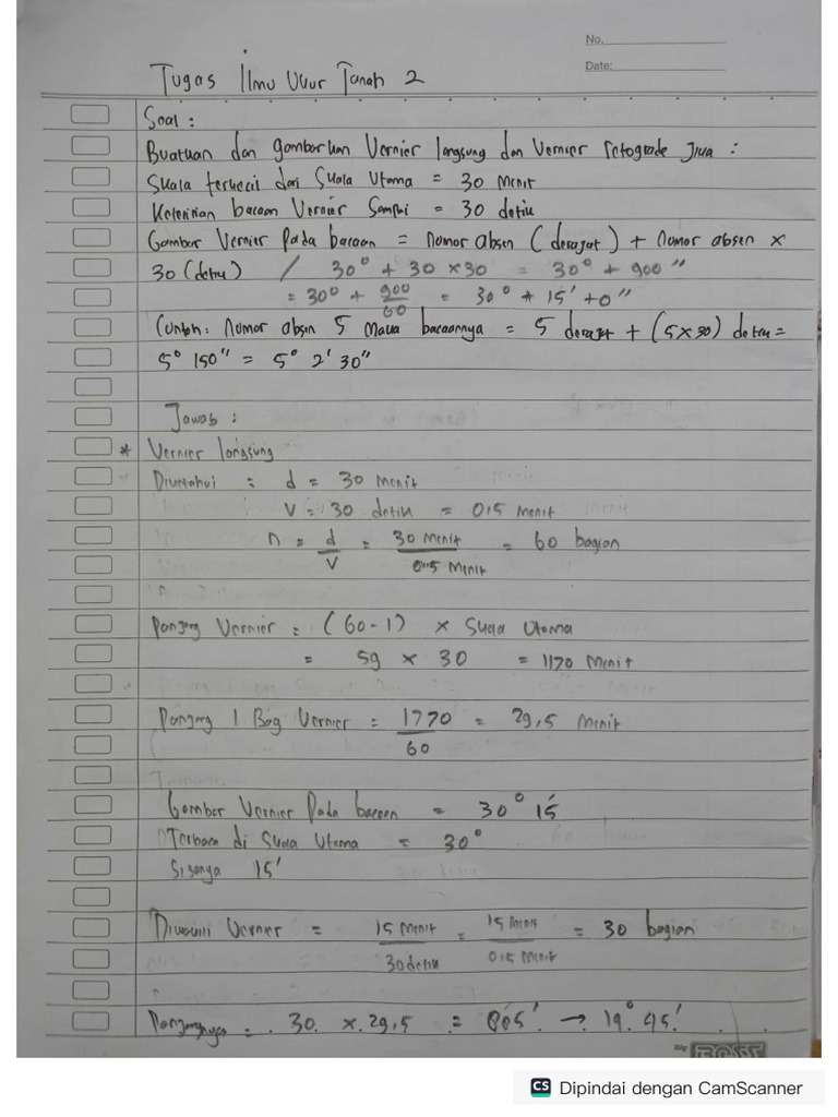 Yoga Wiratama - Ilmu Ukur Tanah - 1 TKG 1 | PDF