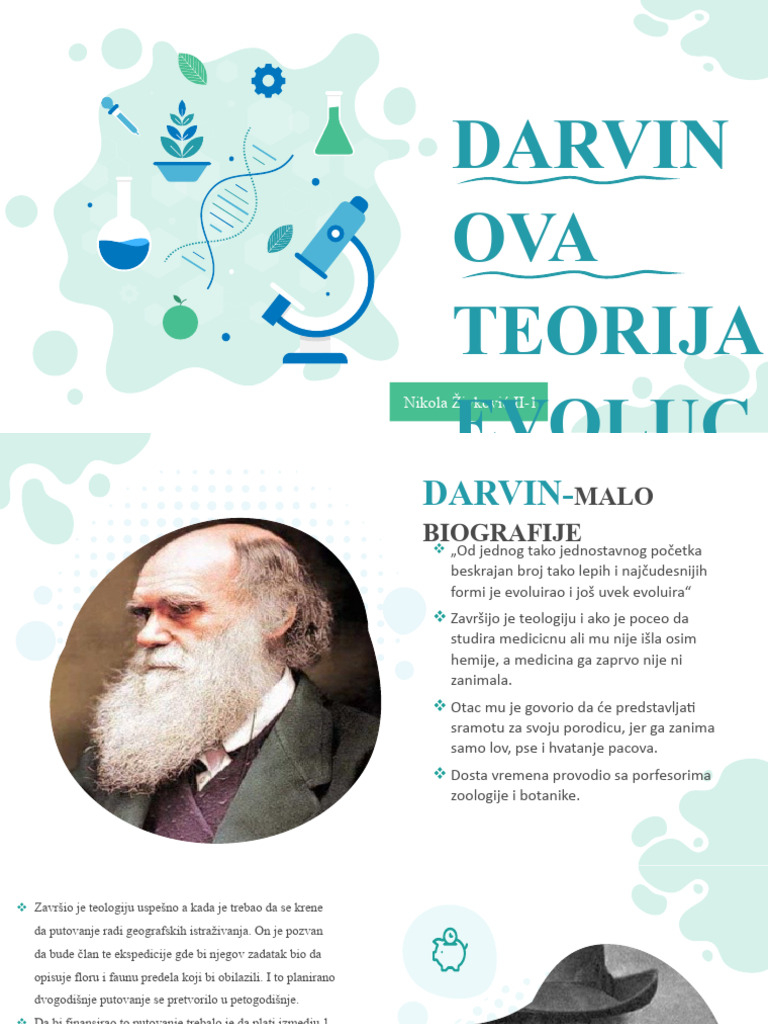 Darvinova Teorija Evolucije | PDF