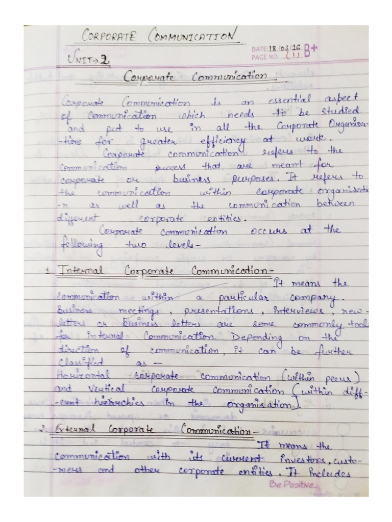 Business Communication Unit-2 (Part1) | PDF