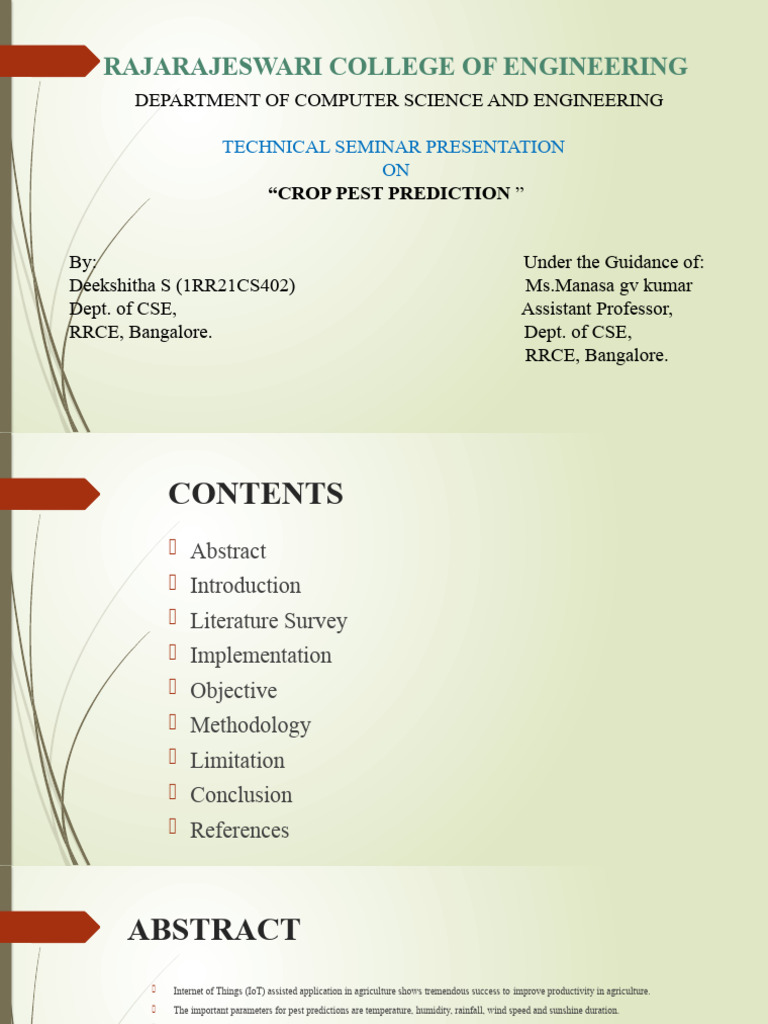 SEMINAR PPT (2) | PDF | Internet Of Things | Deep Learning