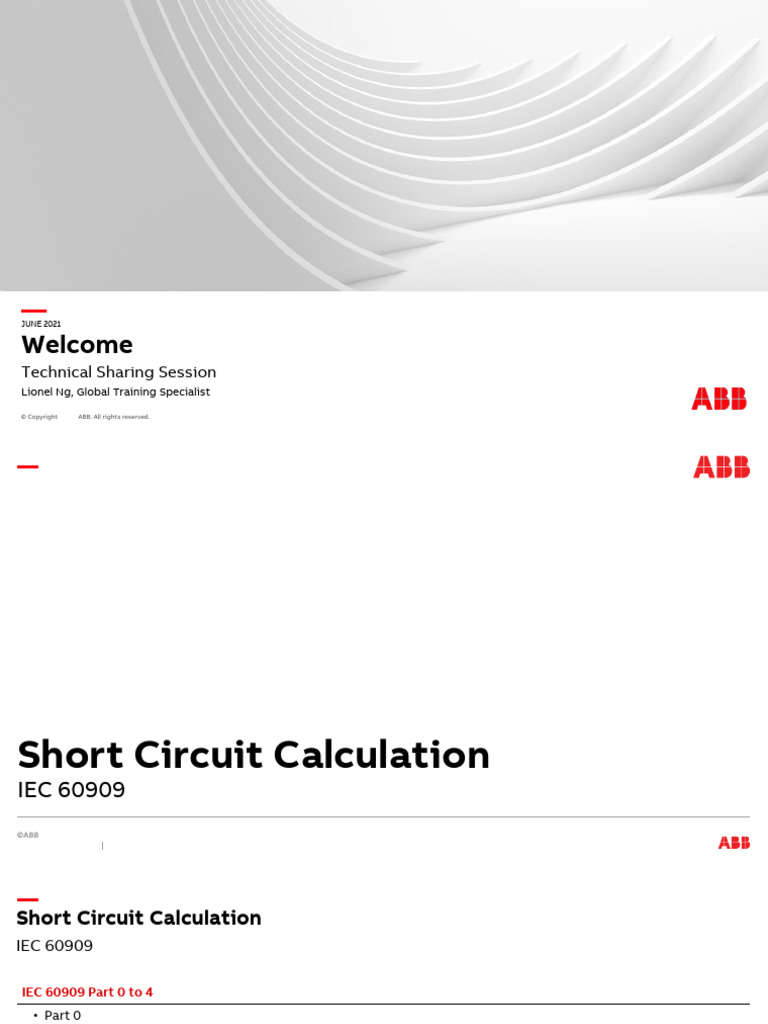 Short Circuit Currents According To IEC 60909 | PDF | Transformer | Electrical Impedance
