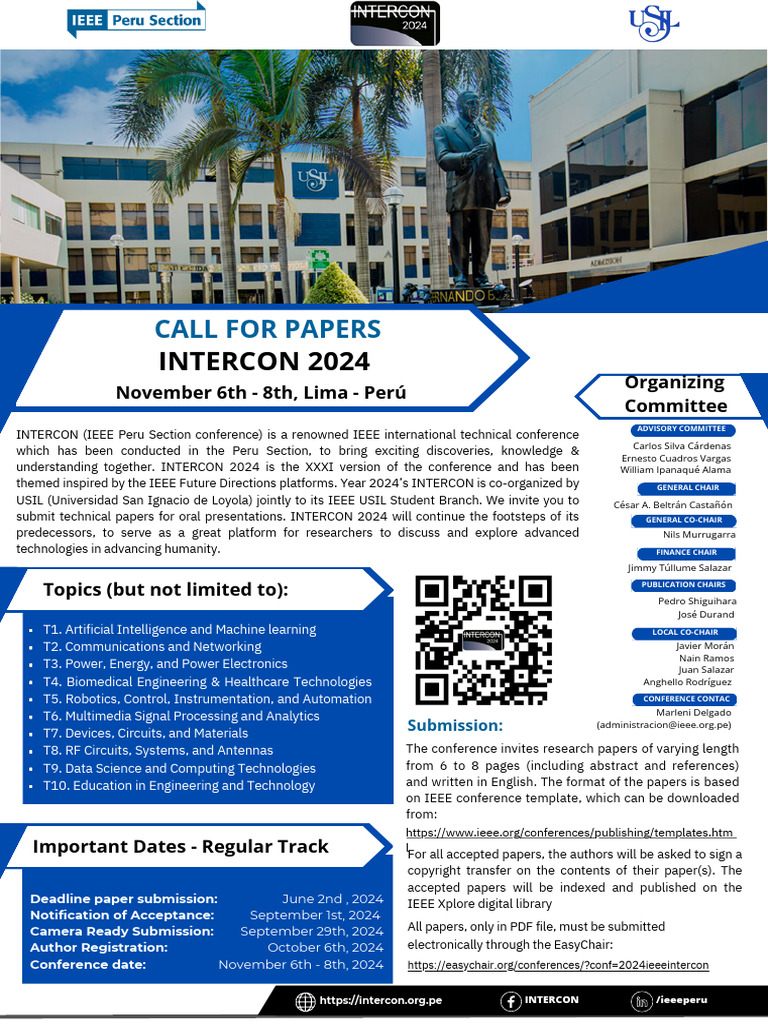 Intercon 2024 Call-For-Paper | PDF | Engineering | Computing