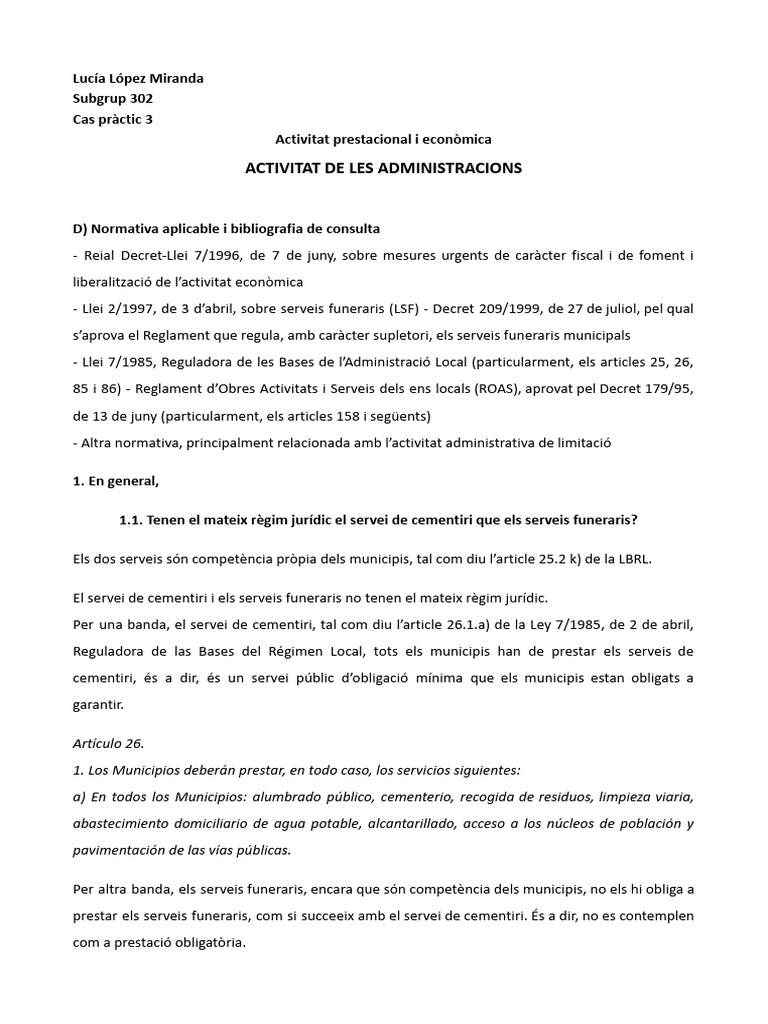 Cas Pràctic 3 | PDF