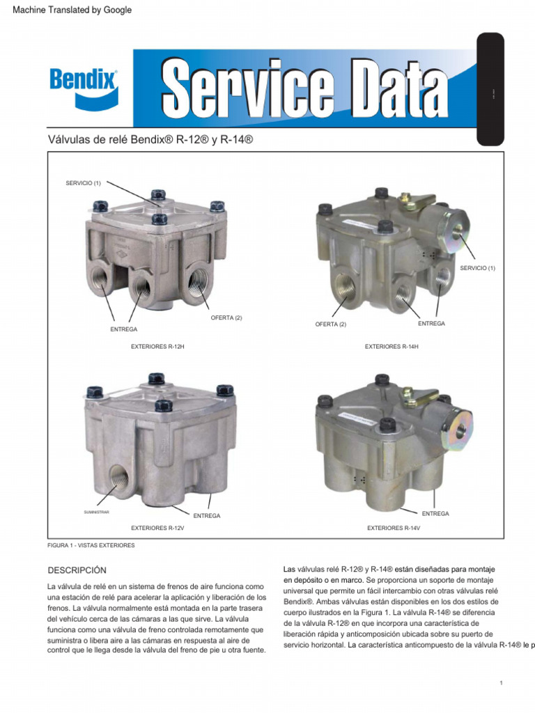 bendix-SD-03-1064 r14 | PDF | Presión | Relé
