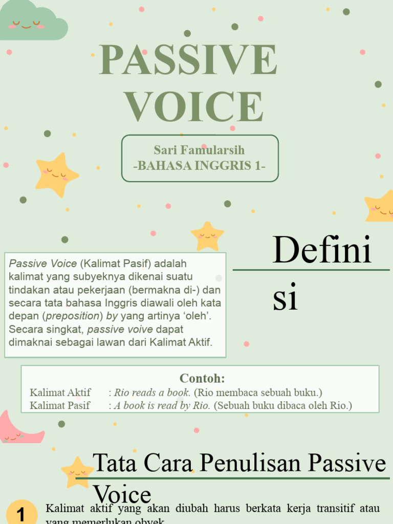 Passive Voice | Download Free PDF | Syntax | Grammar