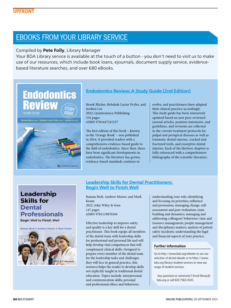 Ebooks From Your Library Service: Upfront | PDF | Evidence Based ...