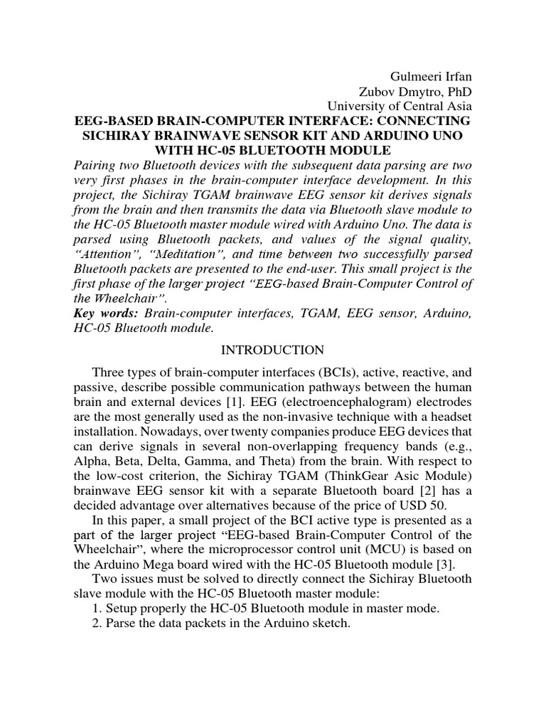 Paper 2021 | PDF | Electroencephalography | Bluetooth