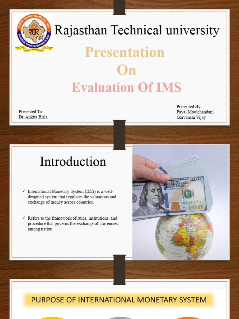 Evolution of IMS | PDF | Currency | Money