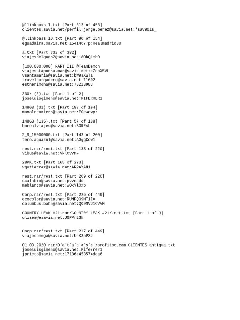IntelX Results (01 05 2024) Nodup | PDF